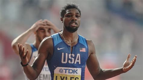 Noah Lyles Athl Te Am Ricain Engag Dans Le Mouvement Black Lives