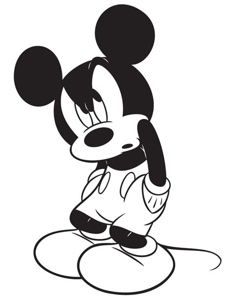 Topolino Arrabbiato Da Colorare Scarica Stampa O Colora Subito Online