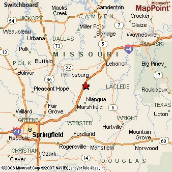 Where Is Conway Missouri See Area Map More