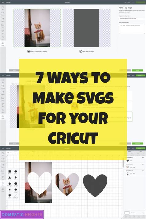 7 Ways To Make SVG Files For Cricut