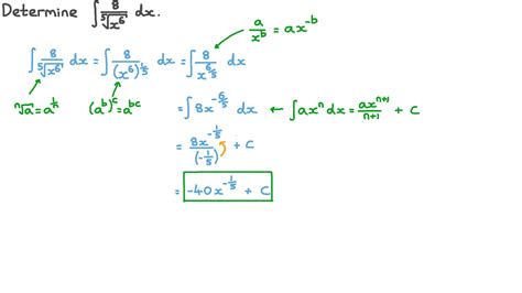 question video finding the integration of a function using the power rule with fractional