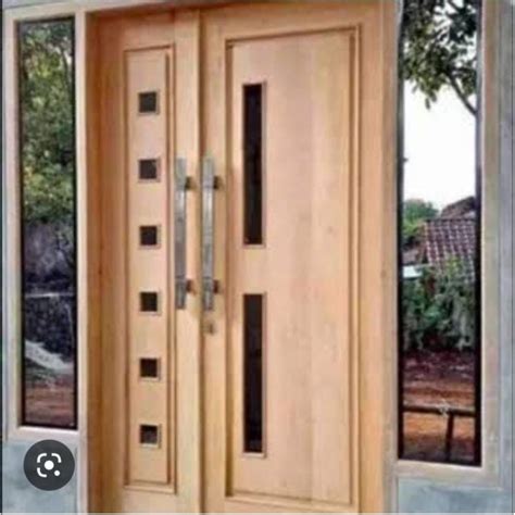 Jual Pintu Kuputarung Pintu Utama Minimalis Kayu Jati Shopee Indonesia