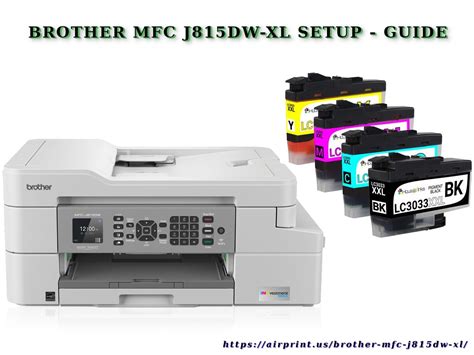 Brother Mfc J815dw Xl Setup Instructions Troubleshoots Driver