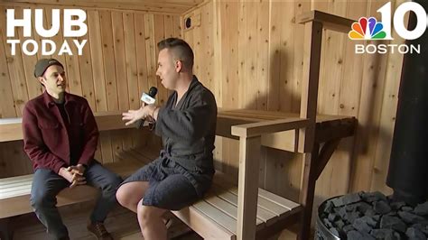 Taking The Plunge At The Moki Sauna Pop Up In Boston Youtube