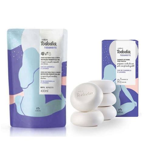 Combo Tododia Todanoite chá de camomila e lavanda Shopee Brasil