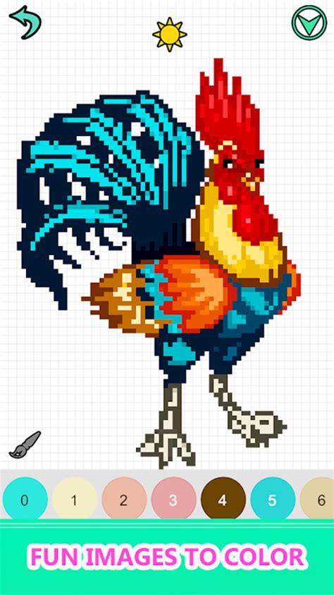 Android 용 Pixly Color by Number Pixel Art Sandbox Coloring APK 다운로드