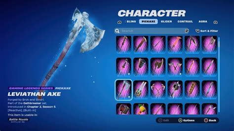 Fortnite Locker Tour Part Back Bling Pickaxe Youtube