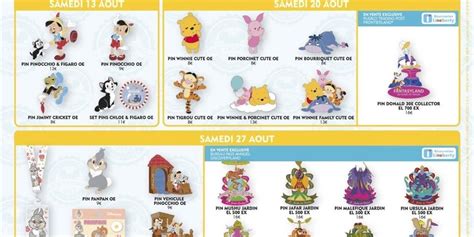 Disneyland Paris August Pin Releases Disney Pins Blog