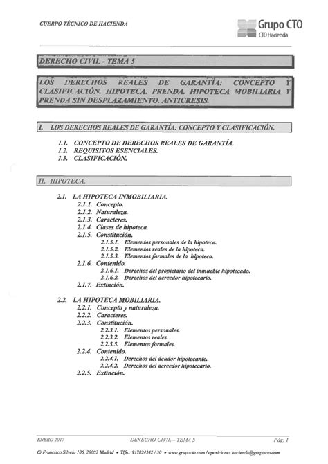 Tema 5 Civil Derecho Civil I Studocu