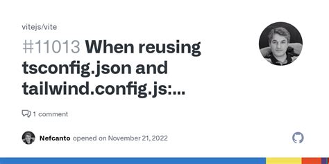 When Reusing Tsconfig Json And Tailwind Config Js Plugin Vite Css