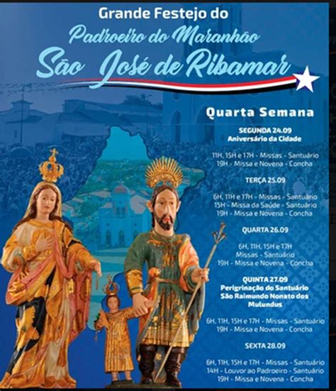 Festejo de São José de Ribamar tem programação especial nesta sexta O