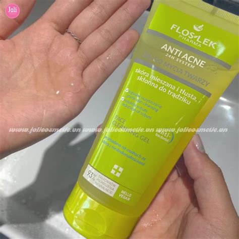 Sữa Rửa Mặt Cho Da Dầu Mụn Floslek Anti Acne Face Cleansing Gel