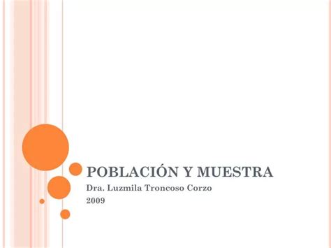 PPT POBLACIÓN Y MUESTRA PowerPoint Presentation free download ID