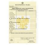 M 210 Wielojęzyczny odpis skrócony aktu urodzenia konwencja nr 16