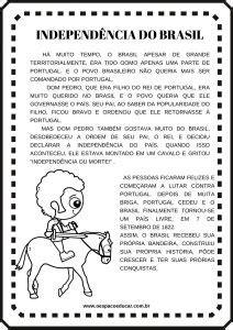 Palitoches Independência do Brasil Blog Espaço Educar