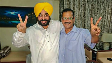 Punjab Election Result 2022 AAP Wins 92 Seats Bhagwant Mann To Take