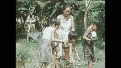 Philippines 1950s Woman Holds A Naked B Stock Video Pond5