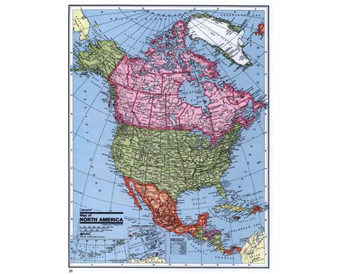 Mapas De Am Rica Del Norte Y Pa Ses De Am Rica Del Norte Colecci N De