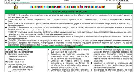 Prof Evanildes Gomes Plano Anual Para Educa O Infantil Relat Rios