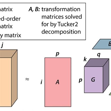 diagram describing the tucker2 decomposition method used for the 2 d download scientific