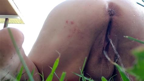 Bbw Bent Over Pissing Outdoors