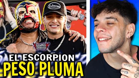 REACCIÓN PESO PLUMA Escorpión Dorado ALVolante El cantante más