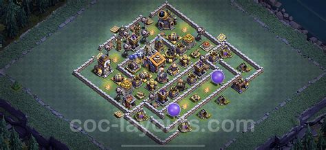 Top Builder Hall Level 9 Anti Everything Base With Link Clash Of