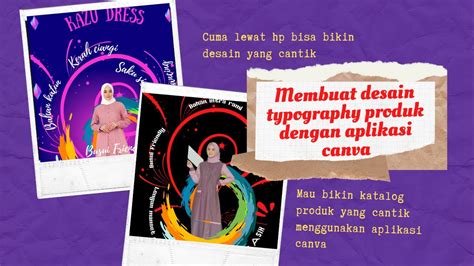 Tutorial Membuat Desain Typography Produk Menggunakan Canva YouTube
