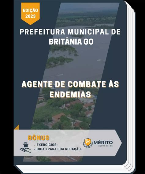 Apostila Agente De Combate S Endemias Prefeitura Municipal Brit Nia Go