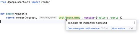 Add Django Templates PyCharm Documentation