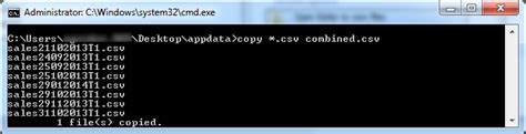 how to merge combine multiple csv files into one csv file using cmd it support guides