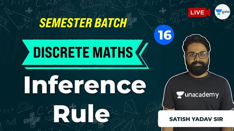 inference rule lec 16 discrete mathematics gate cse 2021 exam youtube