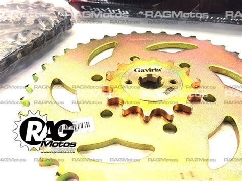 Pulsar Gt Ug Bajaj Kit Arrastre Revo Scorpion Original Cadena