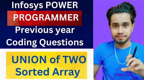 Union Of Two Sorted Arrays How To Do Union In Two Arrays Power