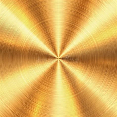 Textura Metálica De Fundo Em Ouro Brilhante Escovada Placa De Bronze