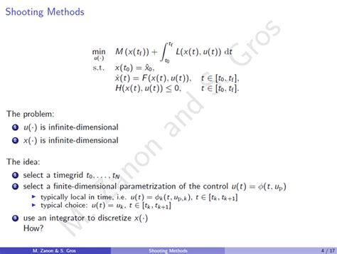 3 direct method single multiple shooting collocation method 知乎
