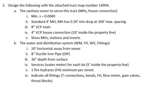 1 Determine Invert Elevations For The Sewer Pipes Chegg