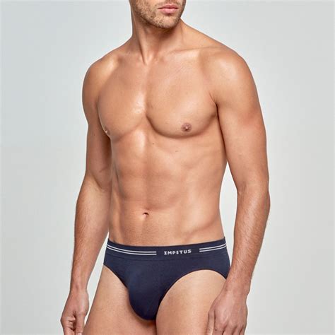 Slip Oeko Tex En Coton Stretch Essentials Bleu Marine Par Impetus