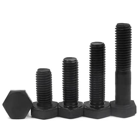 Chinese Manufacturer High Strength Black Oxide Hex Bolts For Industry