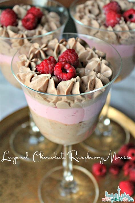 Decadent Chocolate Raspberry Mousse A Must Try Dessert