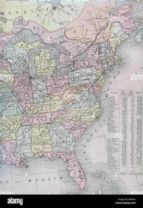 East Coast Map Of Eastern Us States