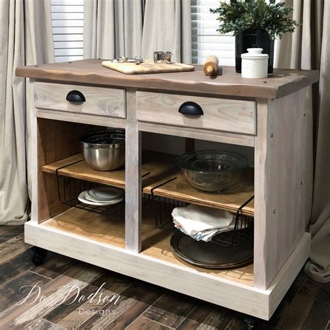 How To Build A Kitchen Island With Cabinets On Wheels Resnooze