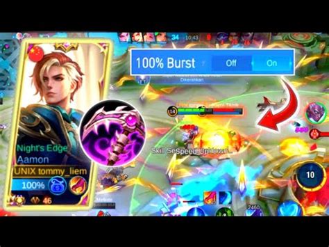 WAJIB COBA BUILD AAMON BURST DAMAGE BIKIN MUSUH AUTO COKLAT BUILD