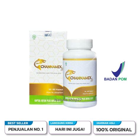 Jual Kapsul Kutuk CHANNAMIX Ekstrak Ikan Gabus 7X Mempercepat Luka