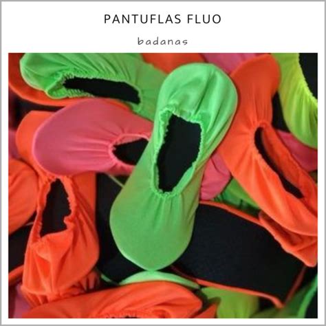 Pantuflas fluo Pack x 10 Panamá Cotillón