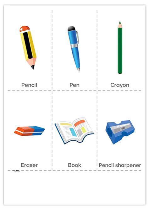 Matières scolaires en anglais calendrier su