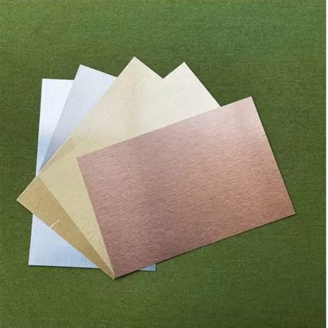 Metal Brushed Aluminum Sublimation Blanks Sheets