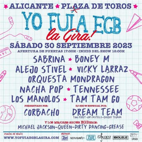 ALICANTE GOLDEST YO FUI A EGB LA GIRA Ibolele Producciones