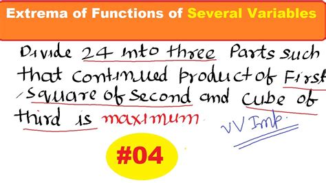 04 extrema of functions of several variables saddle point in hindi extreme value of