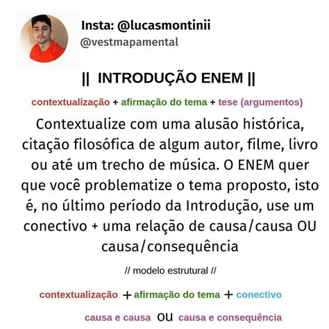 Esquema Para Construir Uma Introdu O S Lida E Eficaz Excelente Para